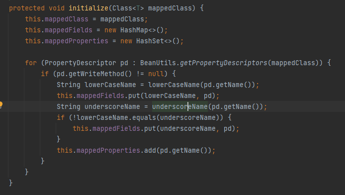 namedParameterJdbcTemplate에서 BeanPropertyRowMapper 사용 시 컬럼명 맵핑 오류