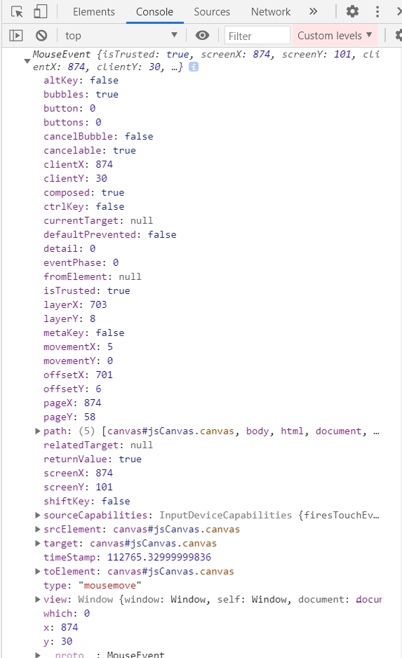 [JS] JS에서 Canvas 사용하기(마우스로 그리기)