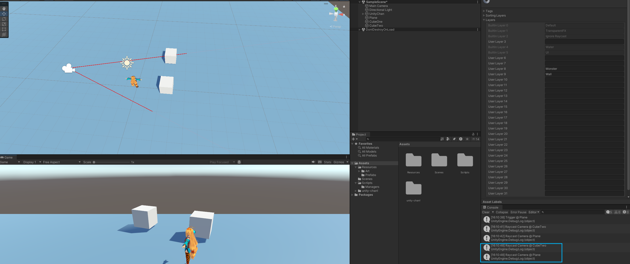 [Unity] LayerMask