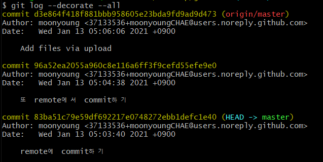 [progit] ch2. git-basics