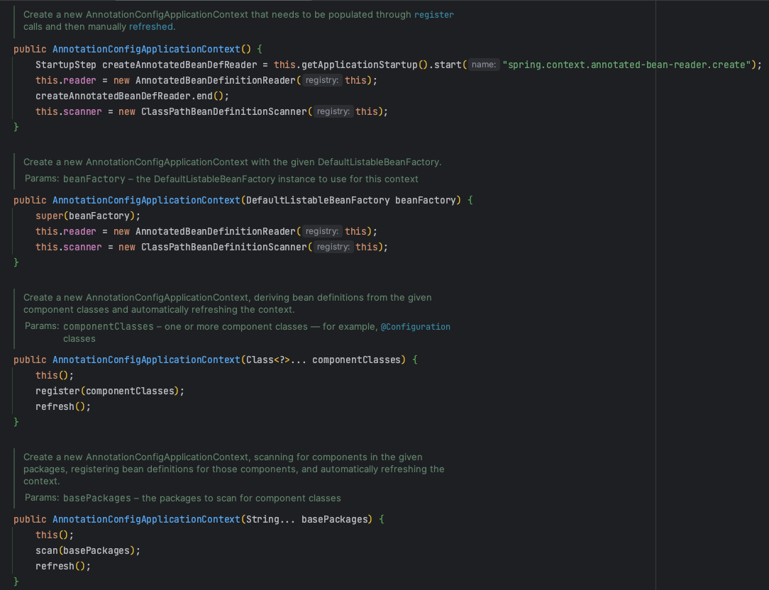 [Spring Framework - Core] 1. IoC Container / DI / Bean