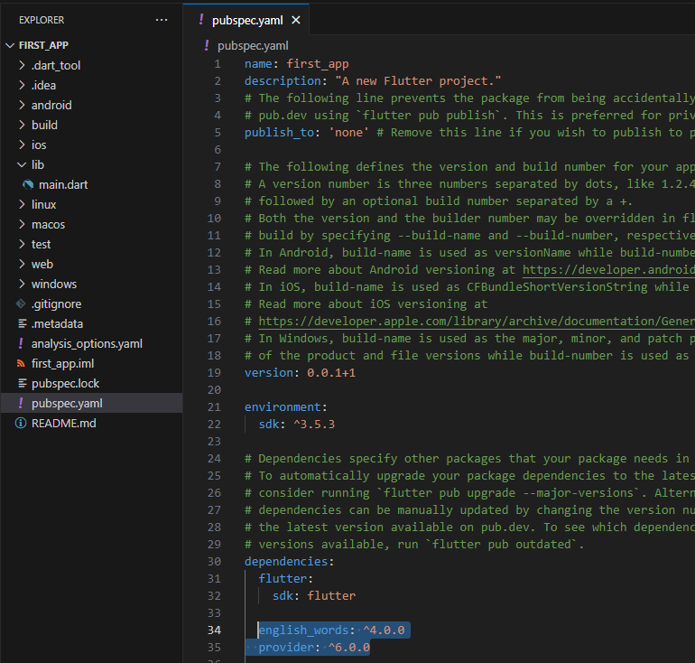 [Flutter] 1. First App (1)
