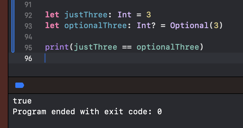 [Swift] Optional non-Optional 사이에 `==` 연산자 사용 가능?