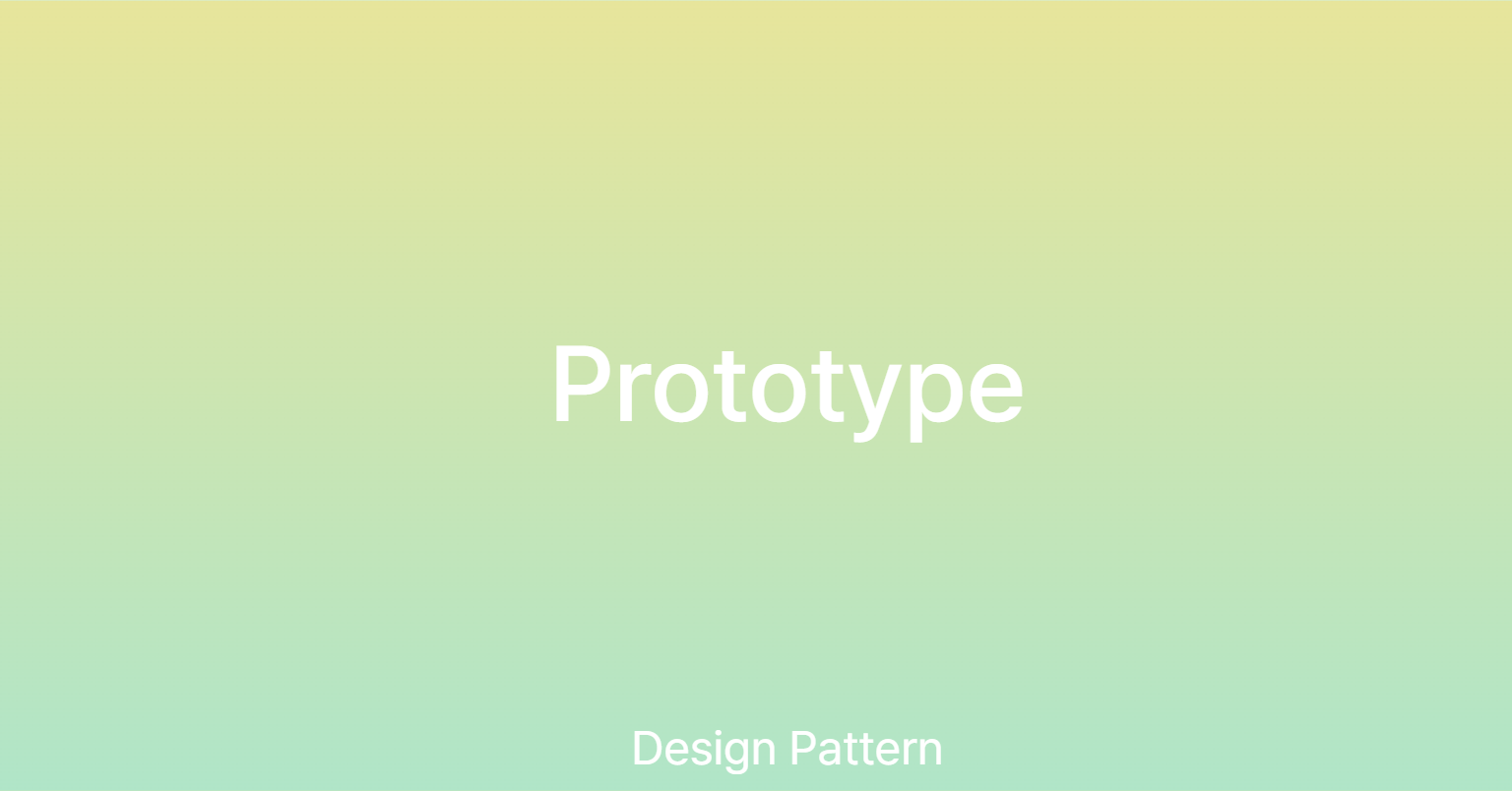 Prototype pattern