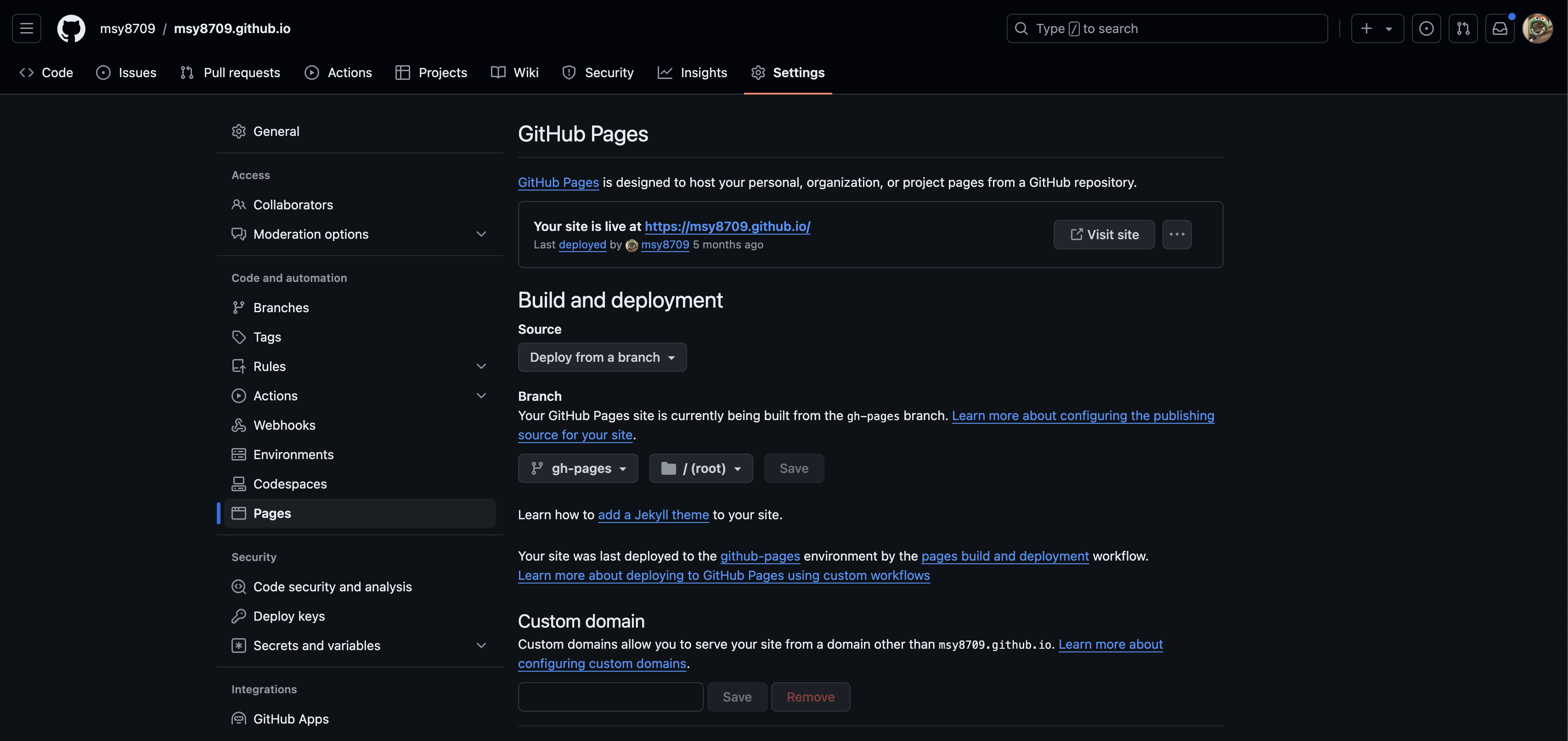 Github io로 배포하기