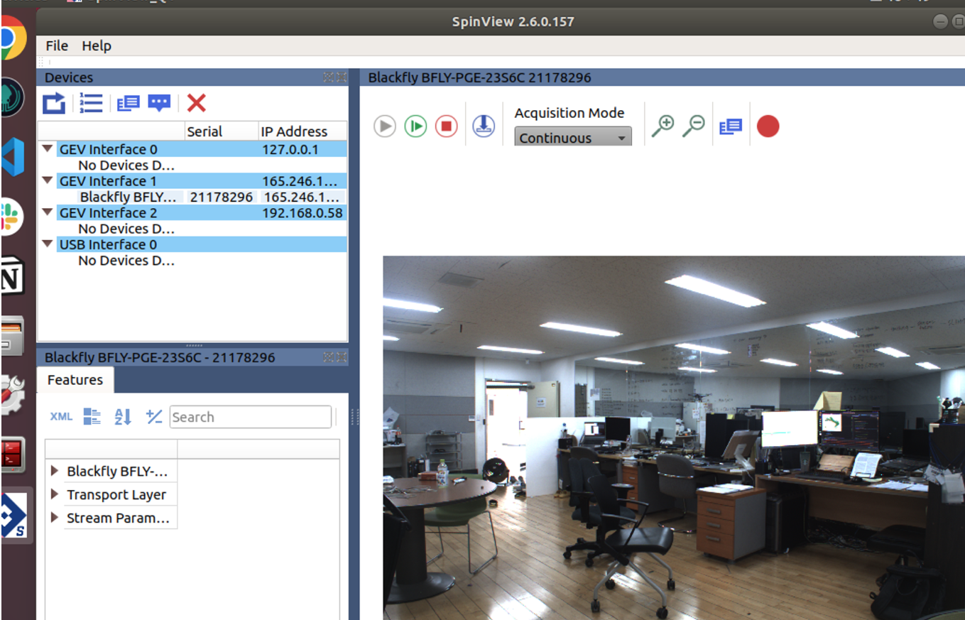 FLIR BFS machine vision camera start tutorial