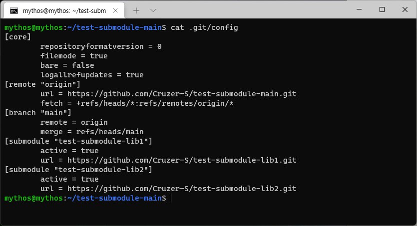 [GIT] submodule 사용하기
