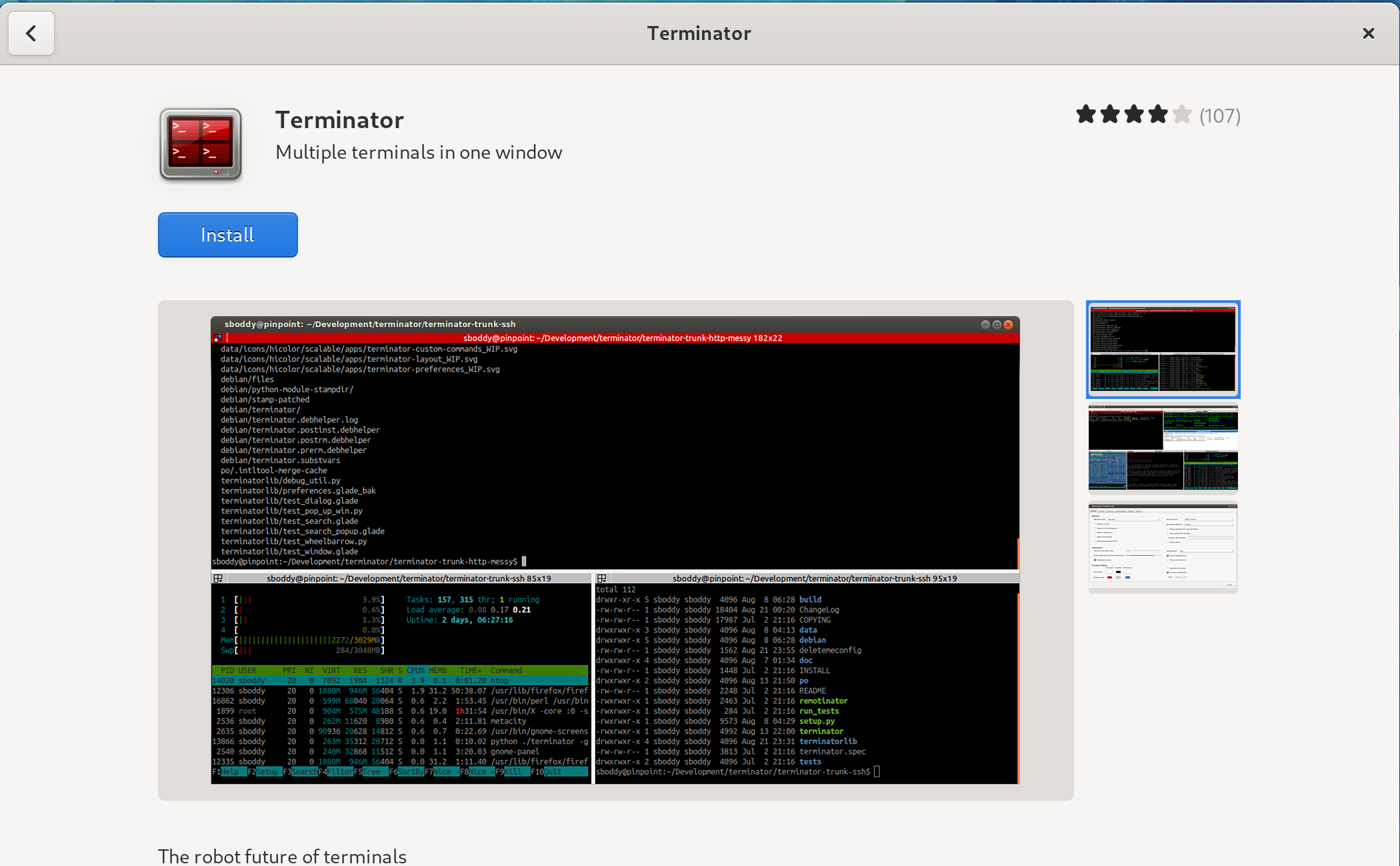 [Linux] gnome-terminal 을 terminator 로 변경하기