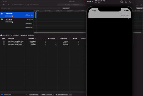 [Xcode] Instruments (2) - 활용예시