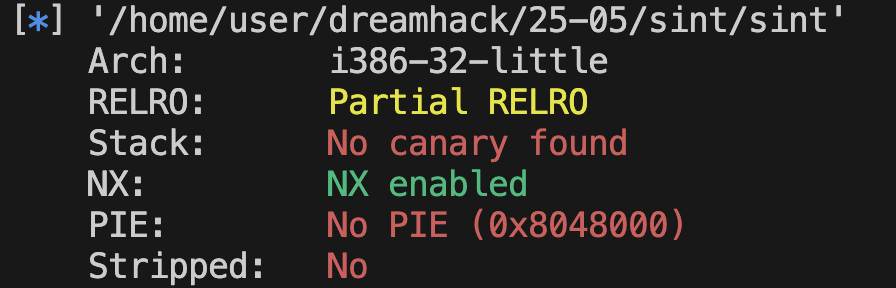 [ Write-Up ] Dreamhack sint 풀이