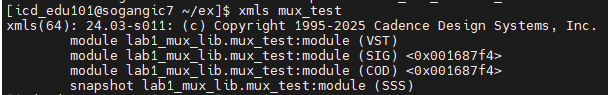 Lab 1 Compile, Elaborate, and Simulate a 2-to-1 mux Design