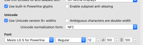 Unicode normalization