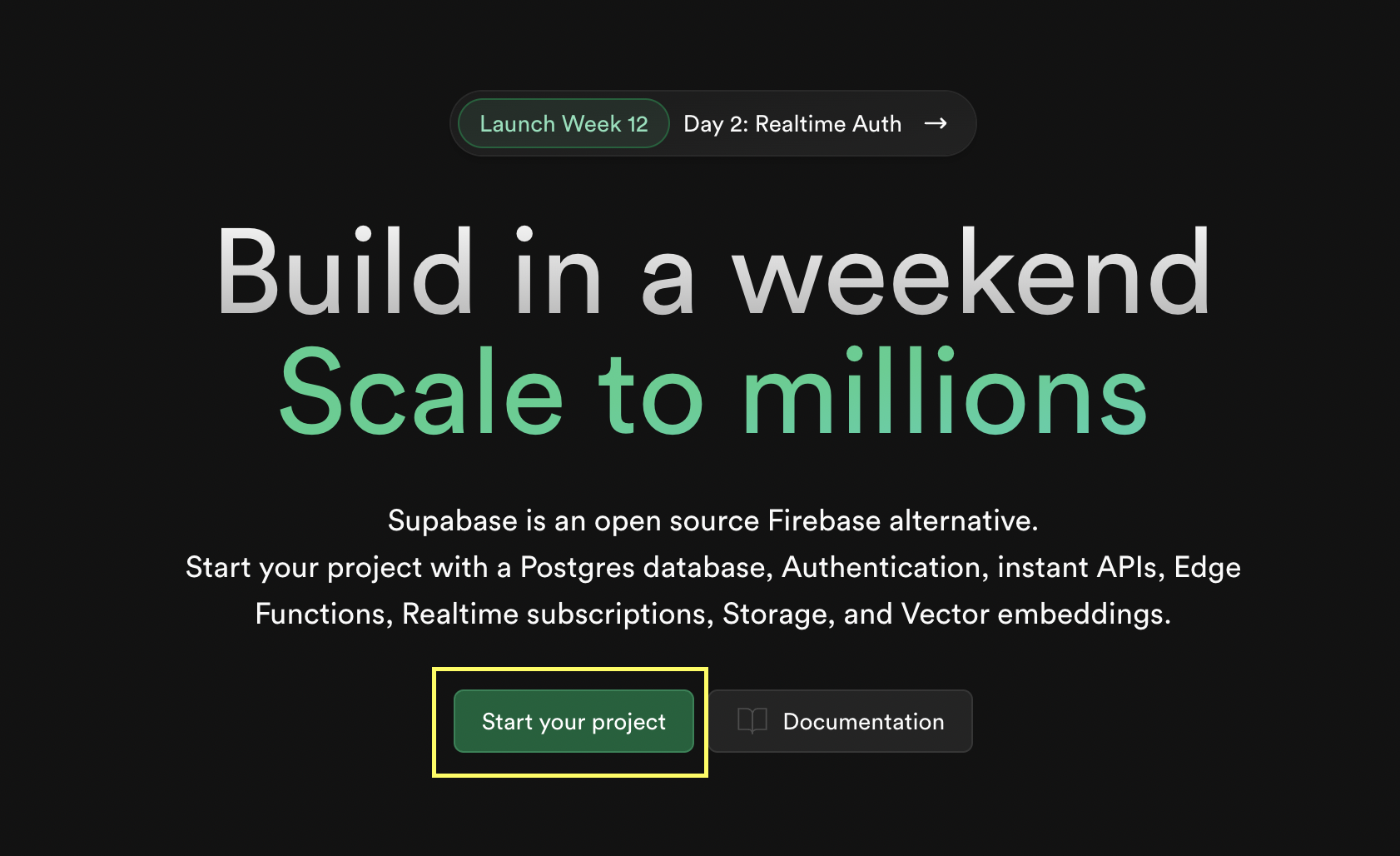 Supabase 시작하기