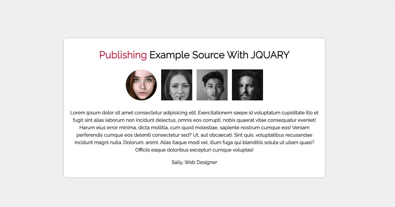 [Publishing] 탭 메뉴 컨텐츠(스타일 01) with JQUERY