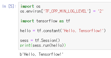 tensorflow | 아나콘다에 텐서플로우 설치하기