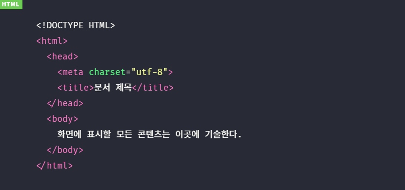 모던 자바스크립트 Deep Dive 웹페이지의 구성하는 기본 태그