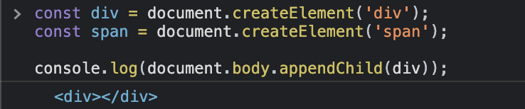 [Javascript] createElement(), append vs appendChild