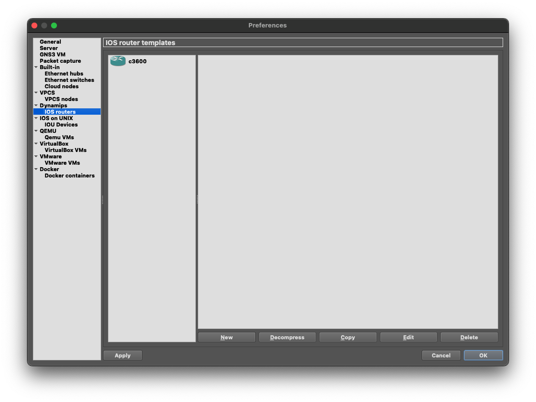 네트워크(20) : GNS3 Setting