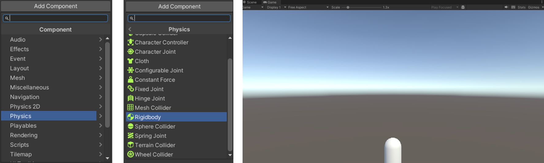 Unity 기본 컴포넌트 - Transform, Rigidbody, Material, Collider