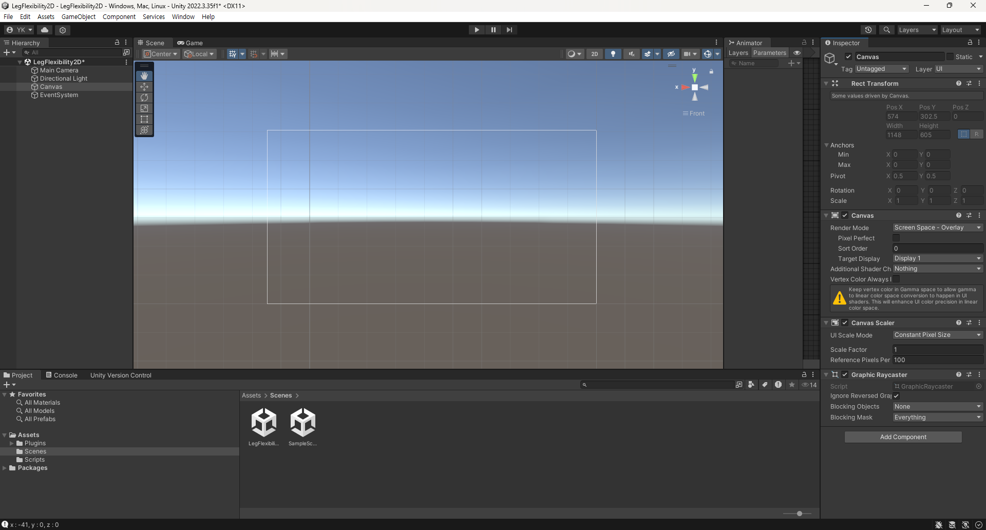 [Unity] Canvas Render Mode