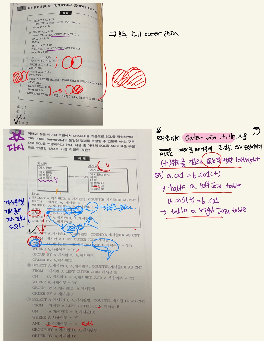 Sqld Sql 자격검정 실전문제 2 2 Sql 활용 기출 정리