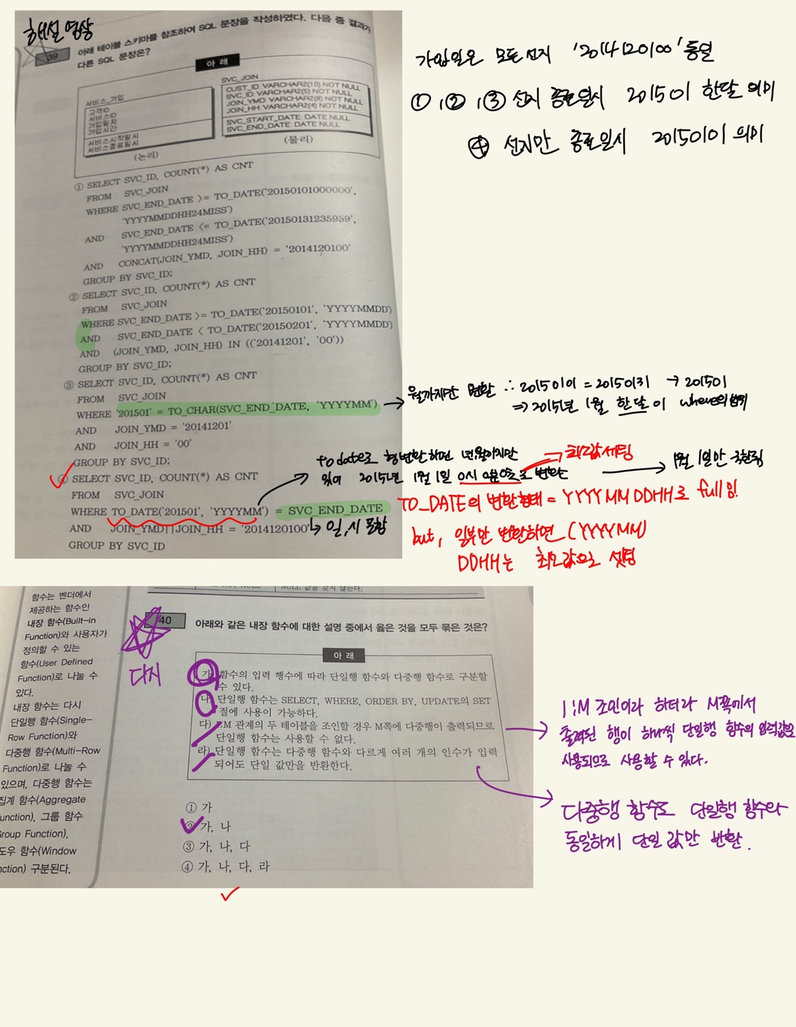 Sqld Sql 자격검정 실전문제 2 1 Sql 기본 기출 정리