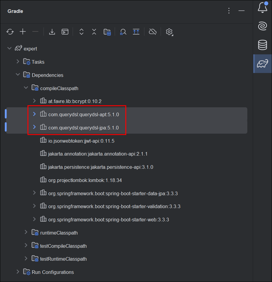 [트러블 슈팅] QueryDSL 의 Q클래스가 자동으로 생성되지 않는 문제