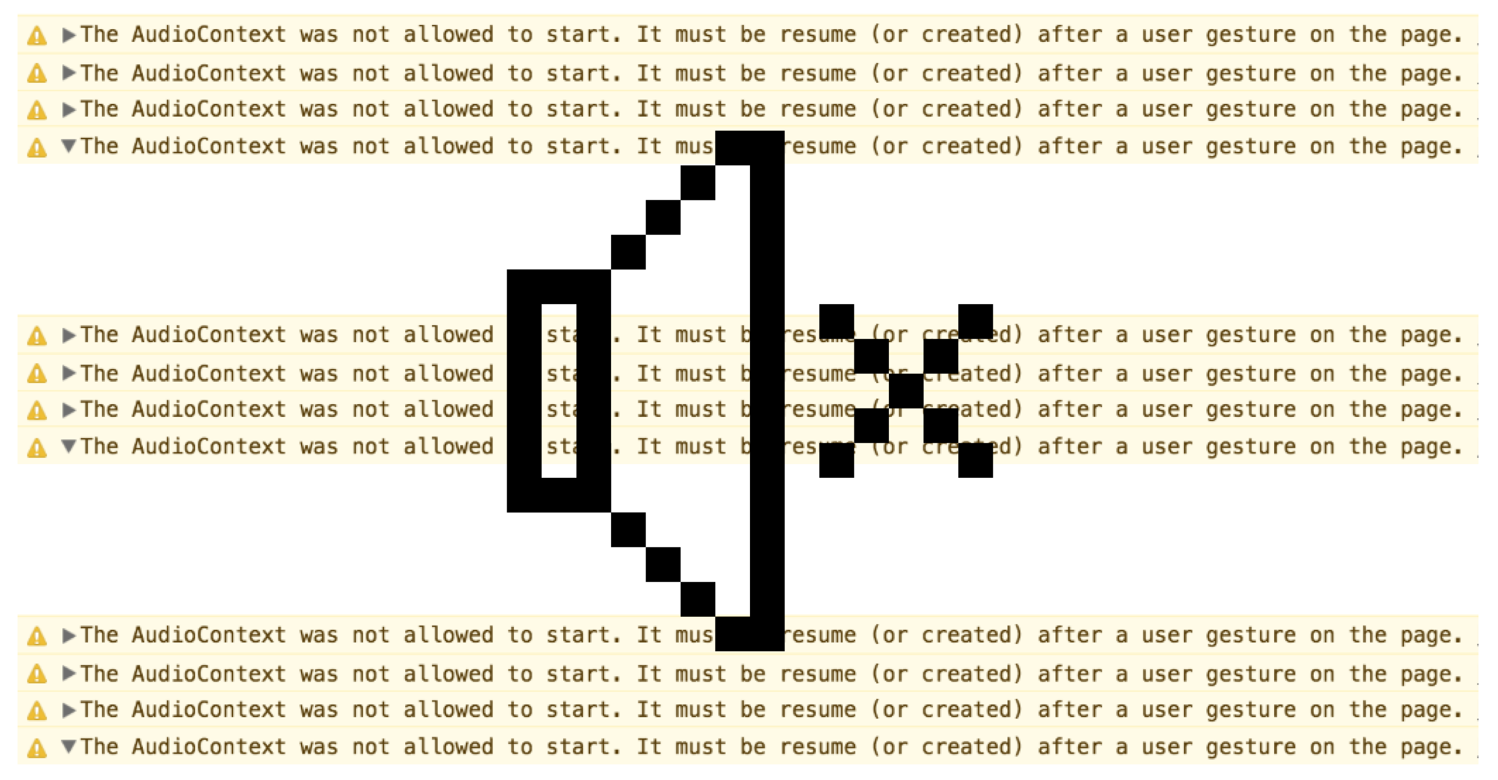 Audio Context is not allowed