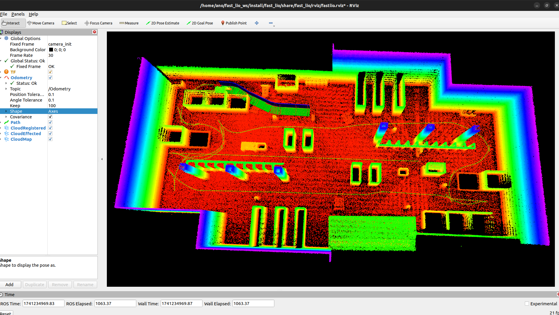 #20 Jackal Simulation 갖고 놀기 | FAST-LIO (Livox LiDAR로 바꾸기) (번외)