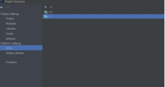 [intellij]java: warning: source release 11 requires target release 11