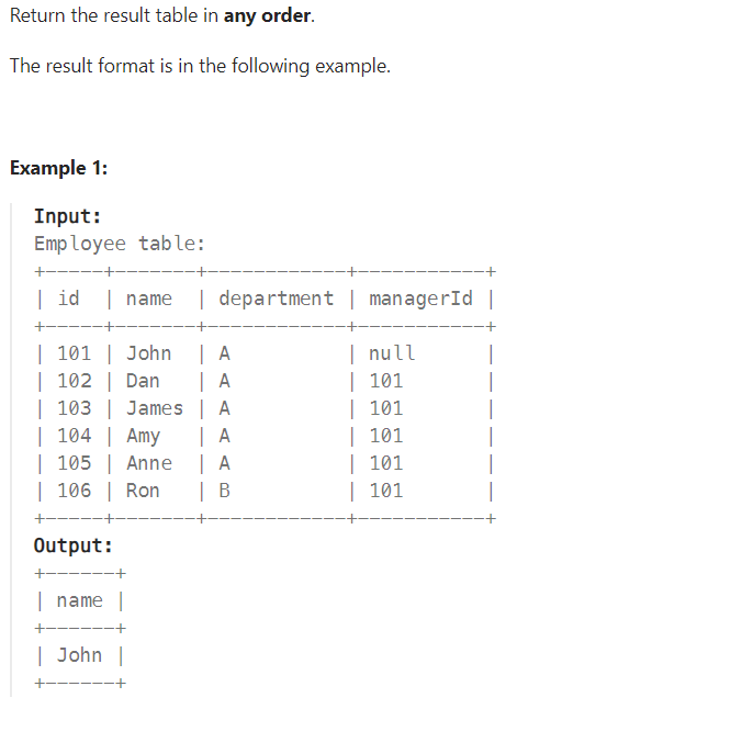 [SQL 심화] 리트코드 3문제::570. Managers with at Least 5 Direct Reports,1934 ...
