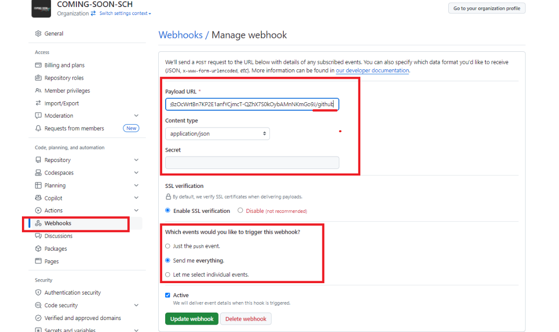[Discord] Discord와 Github 웹후크 연결하기