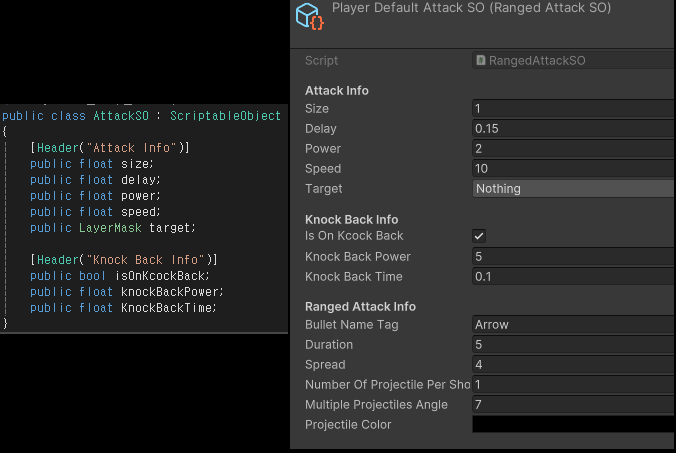 Unity 게임개발 입문 - Scriptable Object