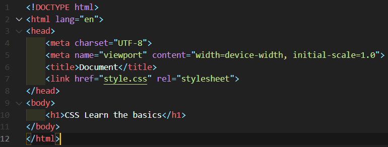 Learn the basics(CSS)