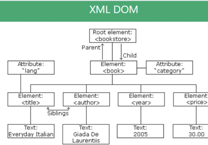 [웹 서비스 개발] XML DOM - (1)