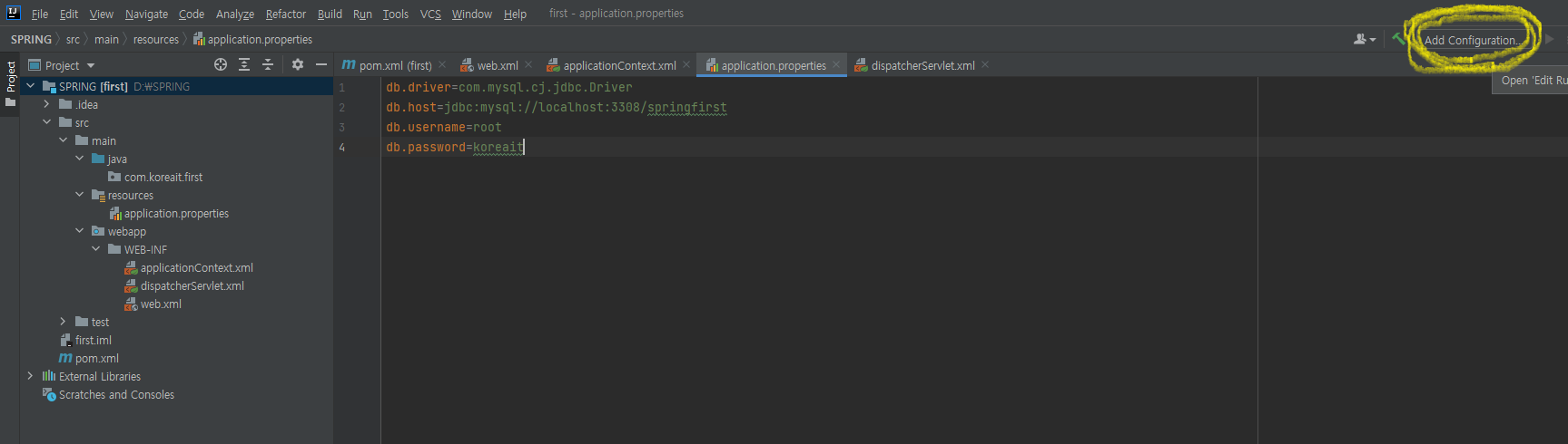 🌸 [SPRING] [INTELLIJ] | 기본설정 : 작업공간 , xml파일 생성 , 변수 , 😻톰캣😻 , 인코딩 , 전체찾기 기능 , 사용자 지정 파일 형식 추가