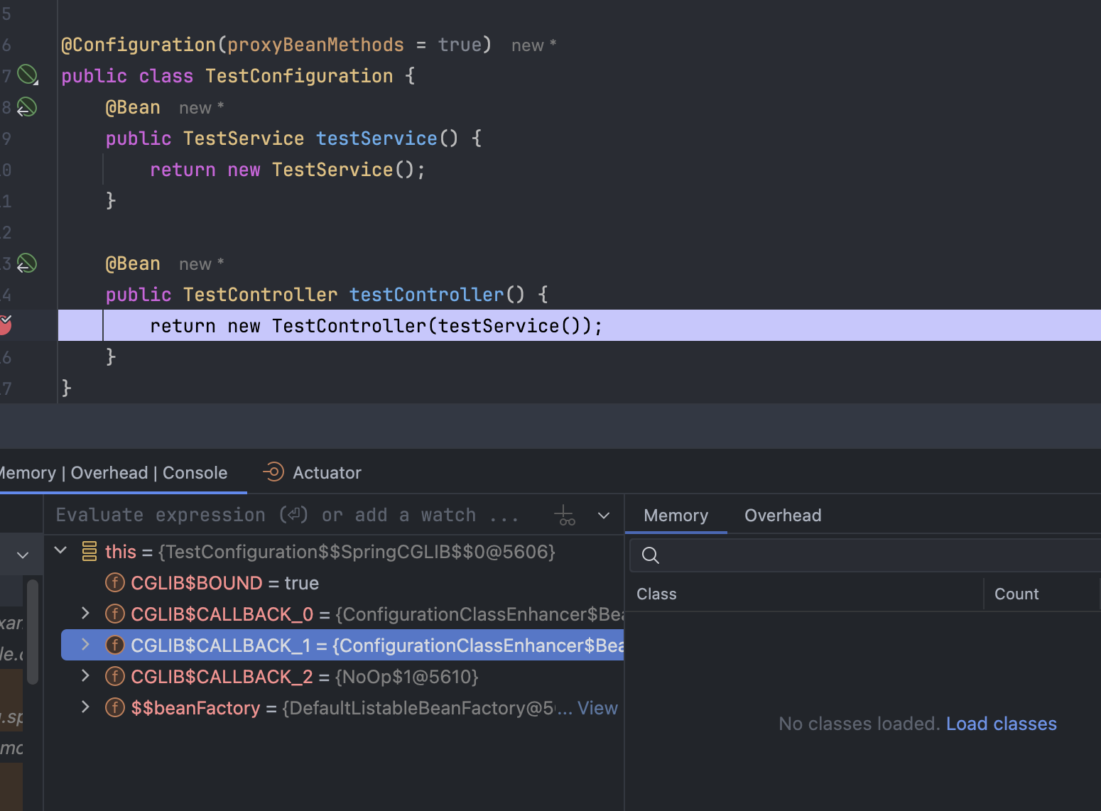 왜 Configuration에서만 프록시 메서드가 먹힐까?