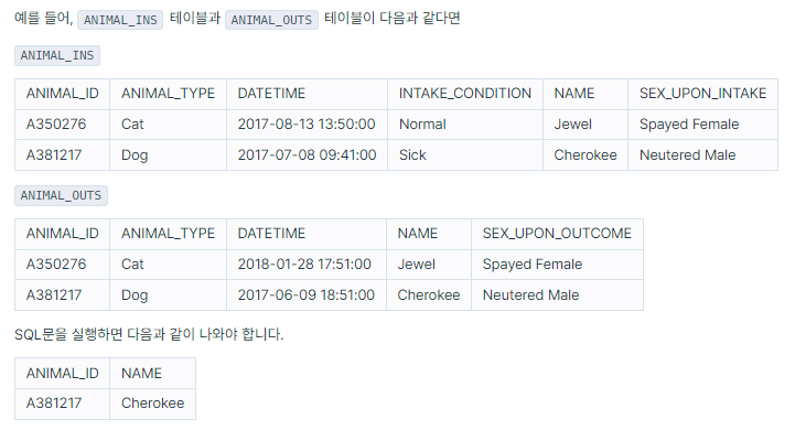 프로그래머스 SQL - JOIN Lv2,3
