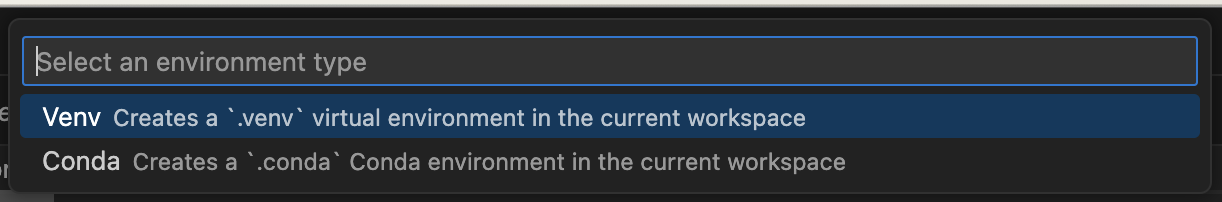 Python venv 가상 환경 만들기