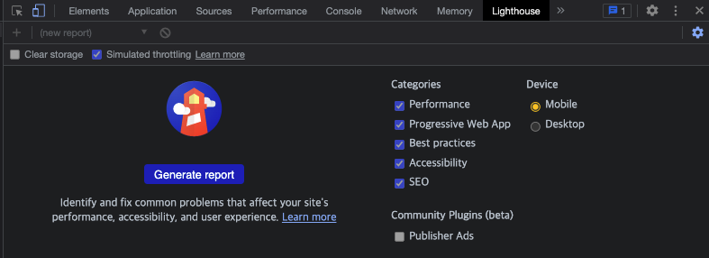 Lighthouse로 Next.js 프로젝트 성능 개선하기