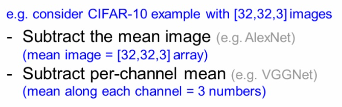 [CS231n]Data Preprocessing