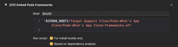 Swift - PhaseSriptExecution failed with a nonzero exit code
