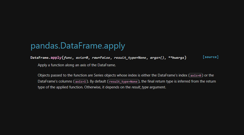  pandas Apply Lambda 