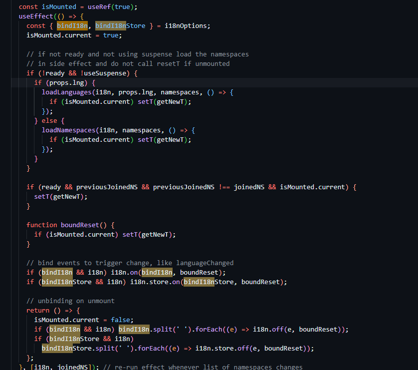 react-i18next 렌더링이 안되는 이슈 개선하기