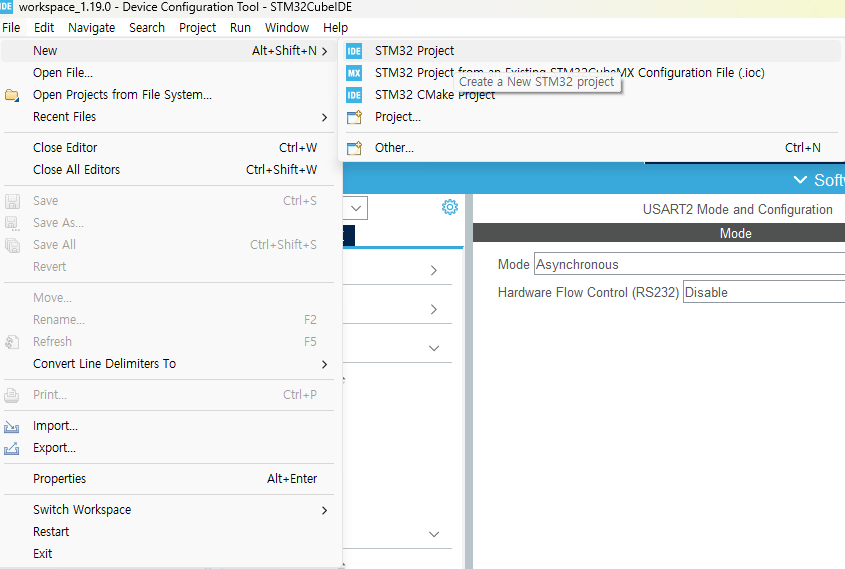 06. HAL 입문기1 , UART 송신 구현