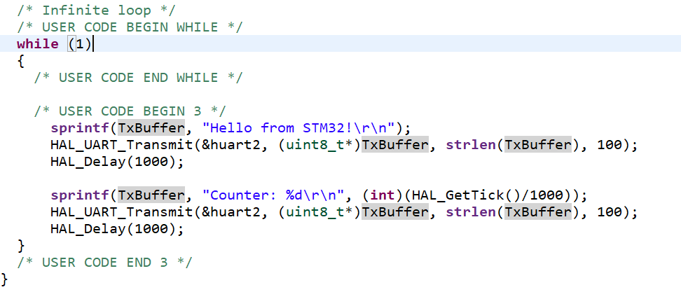 06. HAL 입문기1 , UART 송신 구현