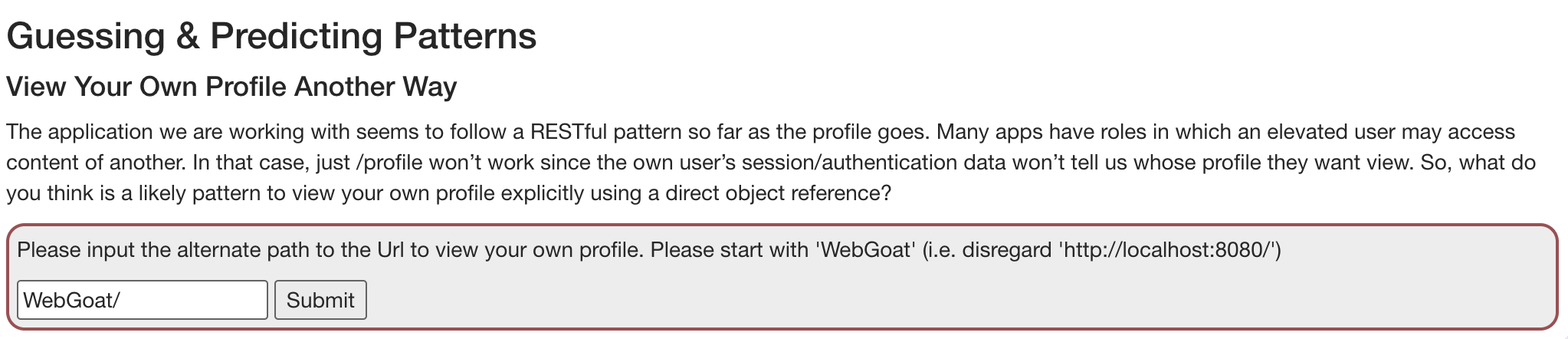 Broken Access Control: Insecure Direct Object Reference