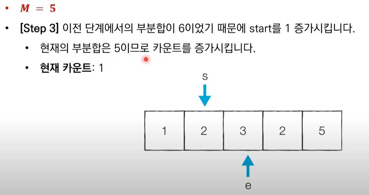 투 포인터(Two Pointers) & 구간 합(Interval Sum)