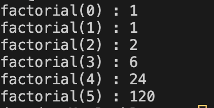 [python] 팩토리얼 3가지 방법