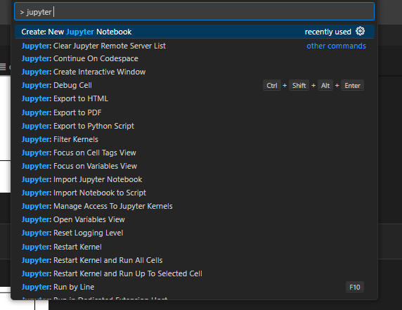 [Python] Jupyter Notebook vsc에서 실행 방법